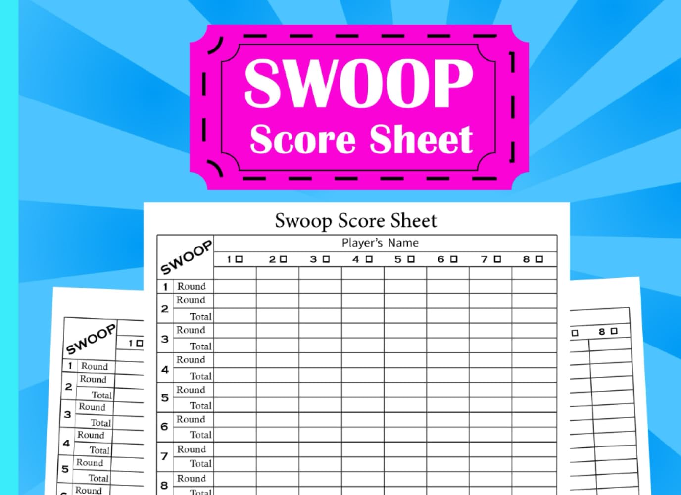 Swoop Score Sheets: Score Keeping Log: Greev, B. Grivos: Amazon.com: Books