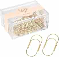 Gold Binder Clips NUOBESTY 30pcs Triangle Paper Clips Gold Wedding ...