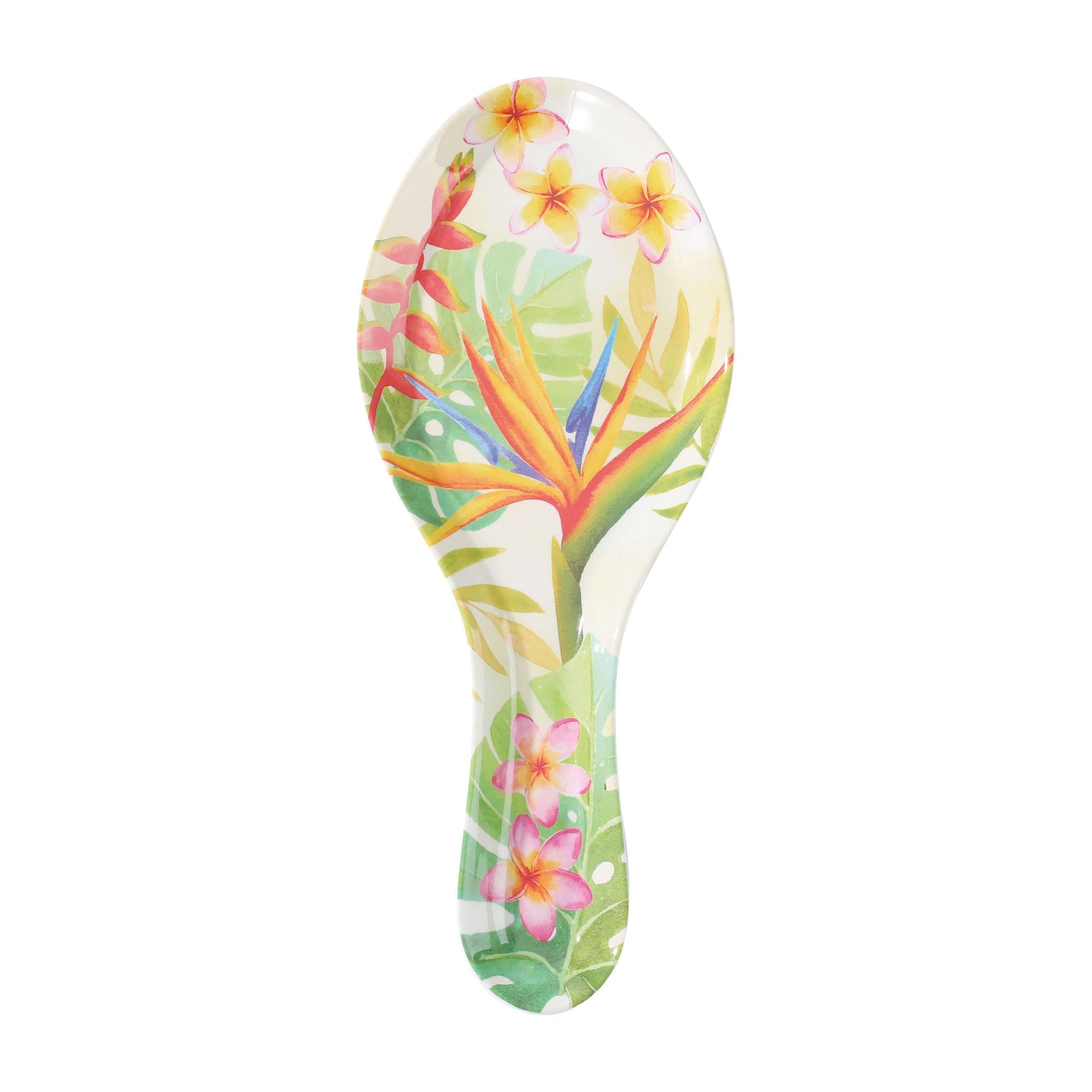 Snapklik.com : ware Bird Of Paradise Melamine Spoon Rest, Cooking Spoon ...