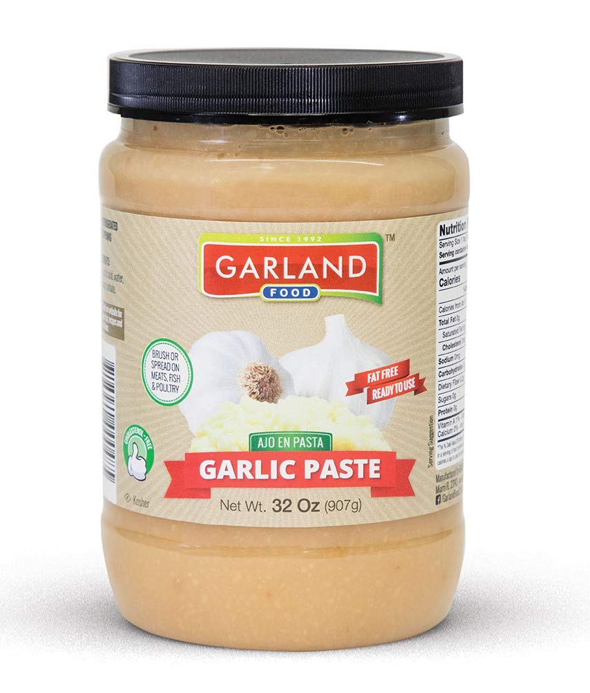 Amazon.com : Premium Garlic Paste 32 Ounces - LARGE Jar - : Grocery ...
