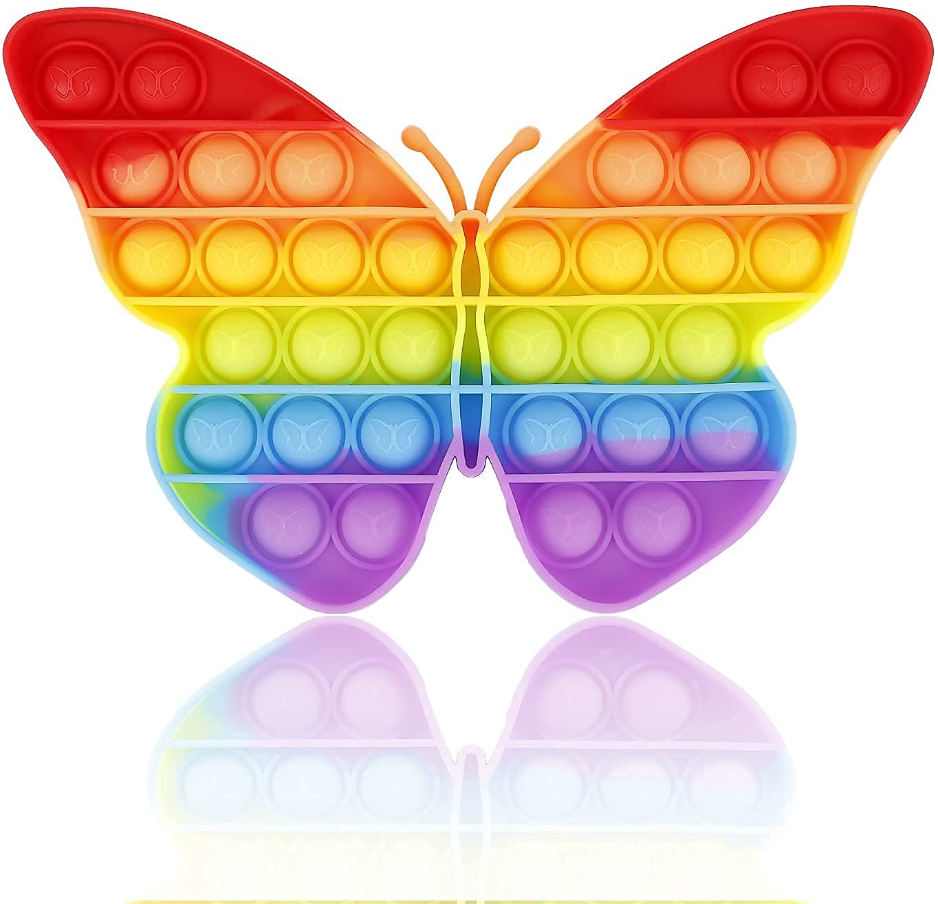 Buy Stysol Butterfly Rainbow Color Fidget Toy Set Pop It Push Popit ...
