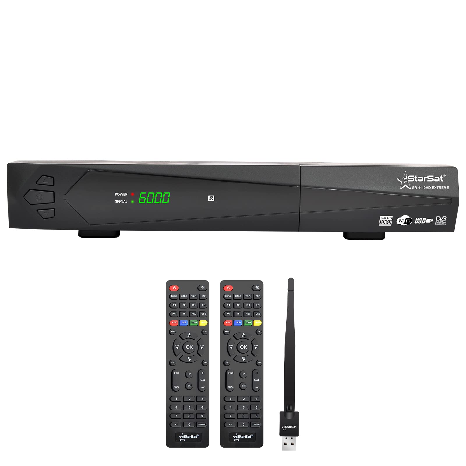 Buy StarSat SR-1110HD Extreme Full HD, 2xUSB, HDMI, 8000 Channels, EPG ...