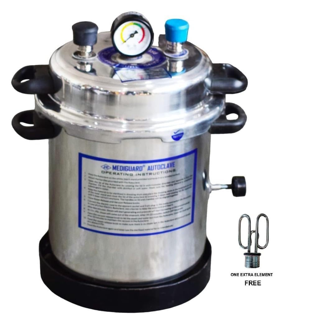 MEDIGUARD Aluminum Mirror Finish Autoclave Electric Pressure Cooker. 11 ...