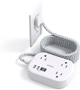 Amazon.com: One Beat Cruise Ship Essentials,Travel Power Strip with USB ...