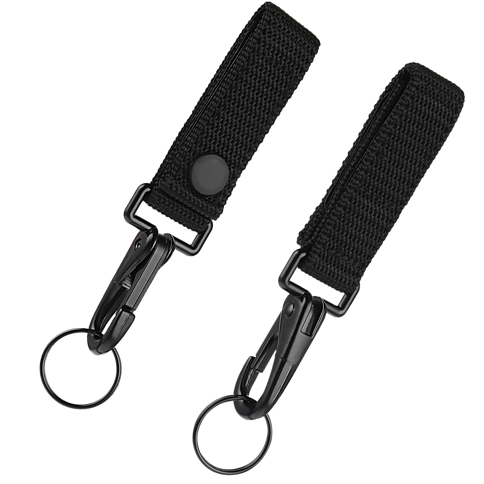 Amazon.com : Ymapinc 2 Pcs Heavy Duty Belt Keeper Clip Key Rings Belt ...