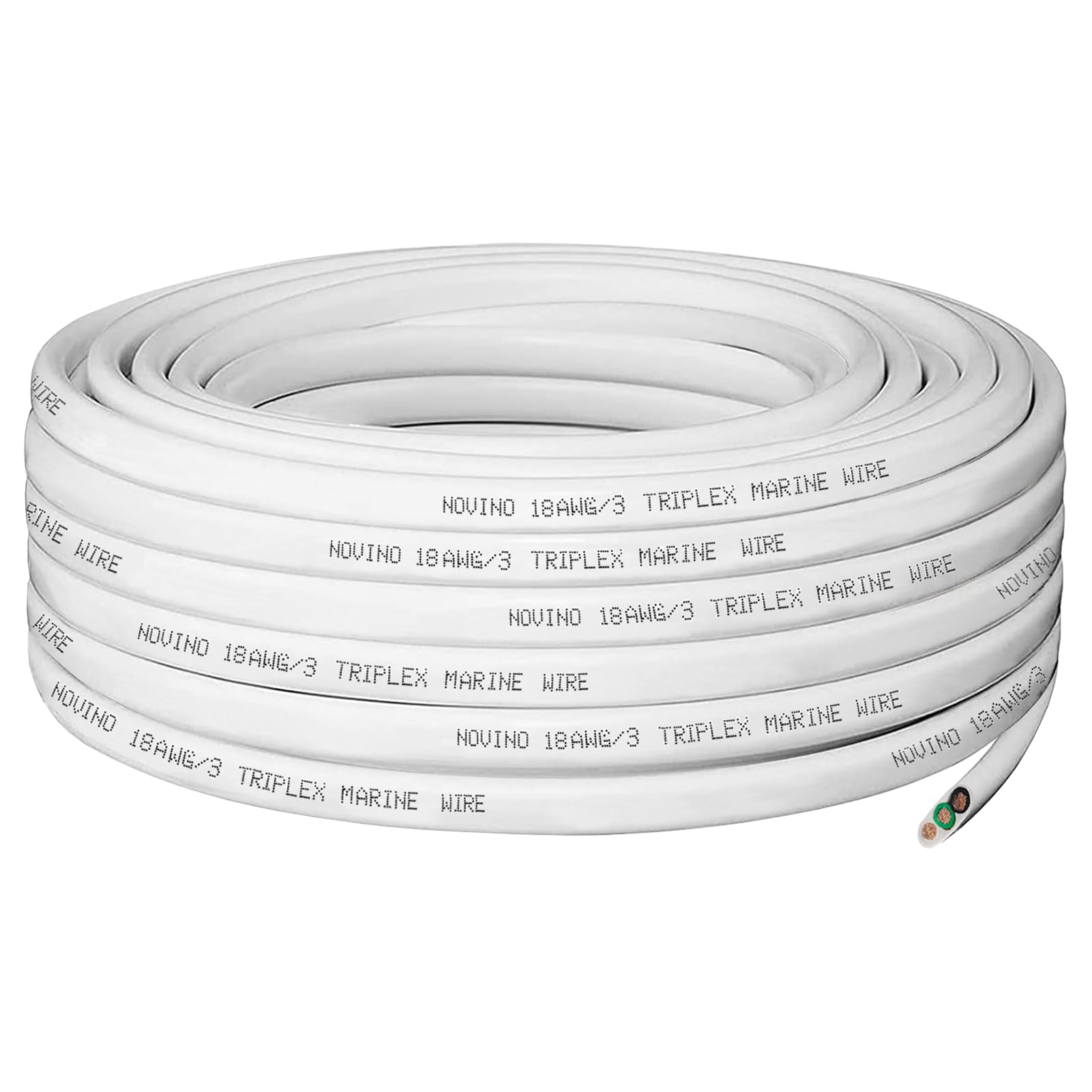 Snapklik.com : 18/3 Marine Wire 18 Gauge,18 AWG Marine Grade Wire ...
