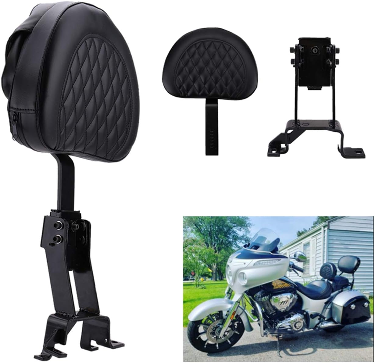 Amazon.com: AUFER Detachable Adjustable Plug-in Driver Backrest ...