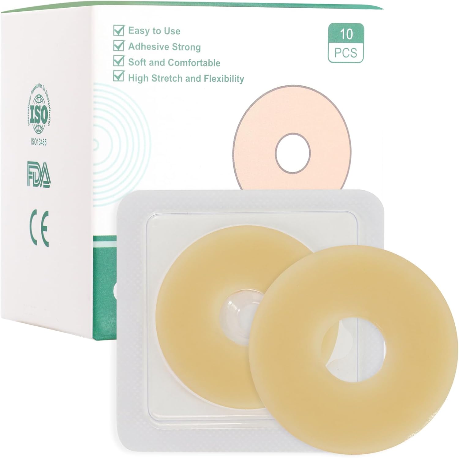 Amazon.com: Ostomy Barrier Rings - Outer Diameter 2" (50mm) 2mm ...