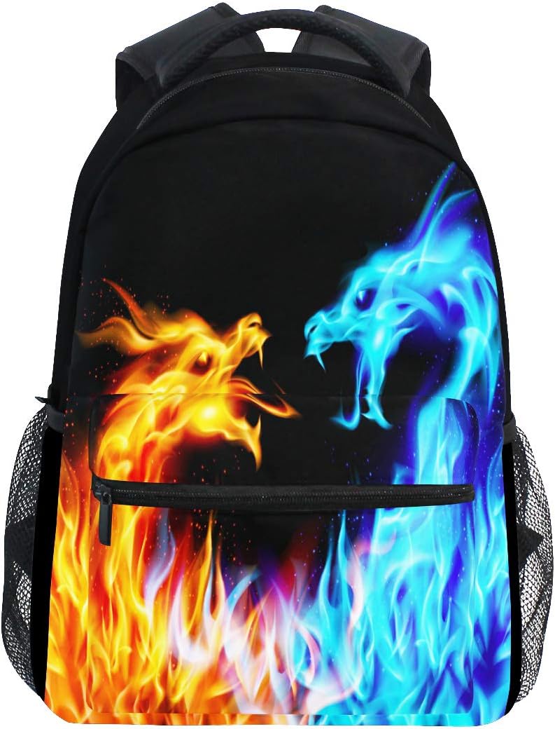 Amazon.com: 3PCS Ice & Fire Dragon Backpack Set, Stylish Laptop Bag ...