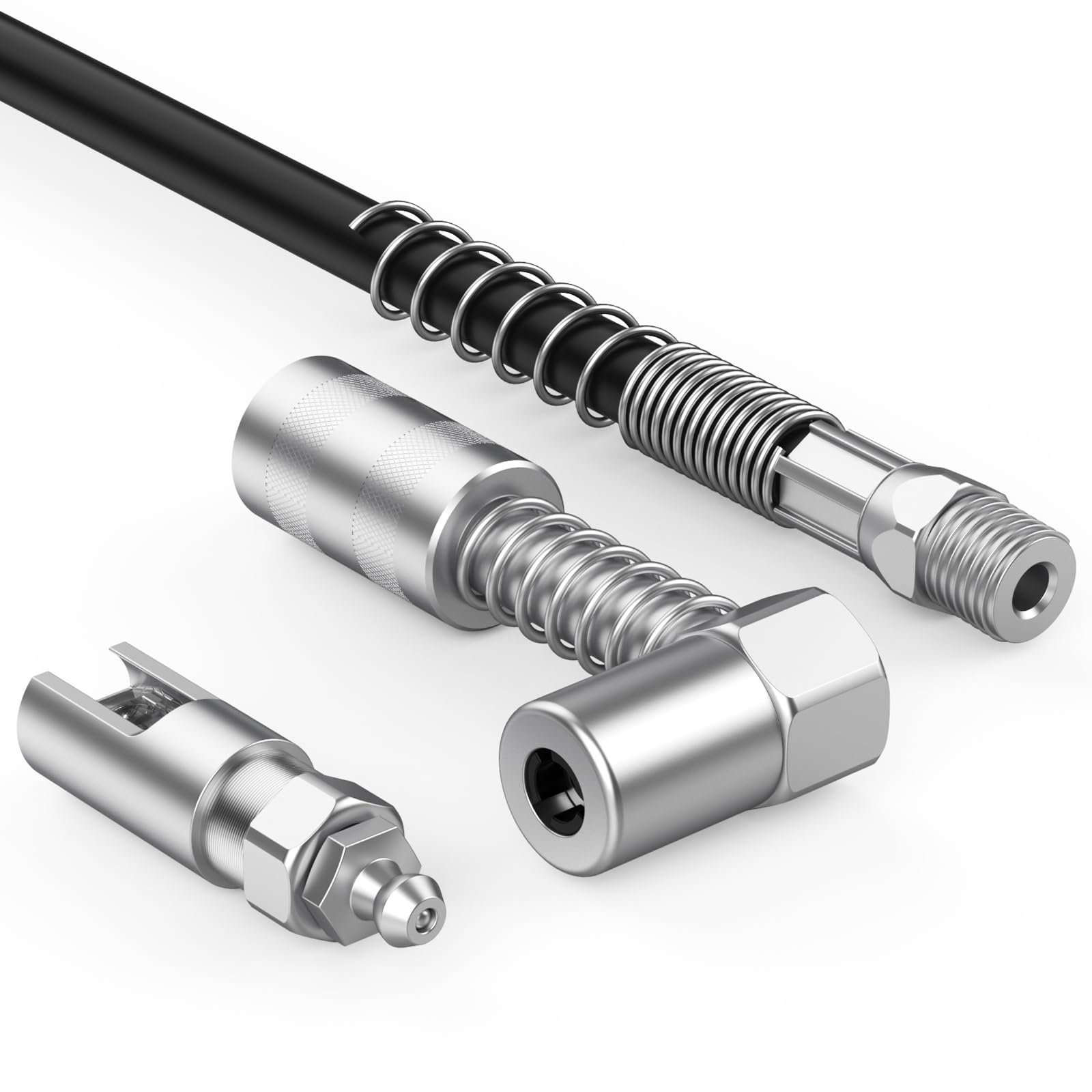 Amazon.com: Fantictas 90 Degree Grease Coupler ＆ Slotted Right Angle 90 ...