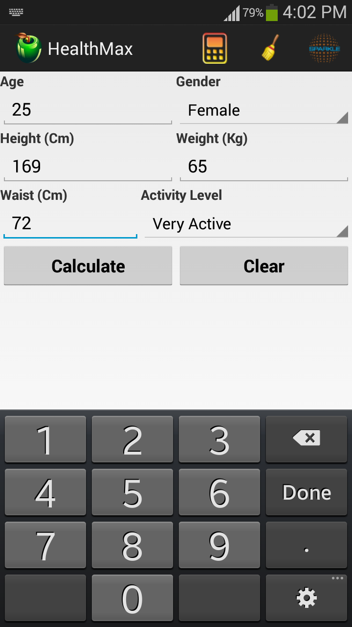HealthMax - Health Calculator - Application sur Amazon Appstore