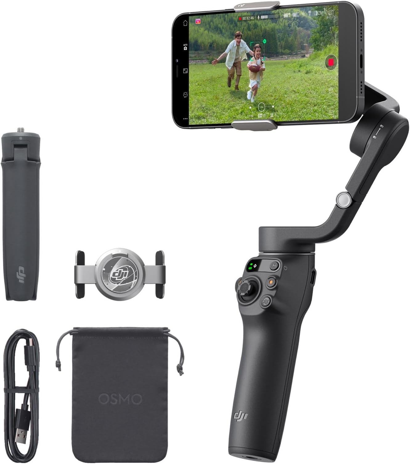 DJI Osmo Mobile 7P Gimbal-Stabilisator für iPhone, Android, Natives ...