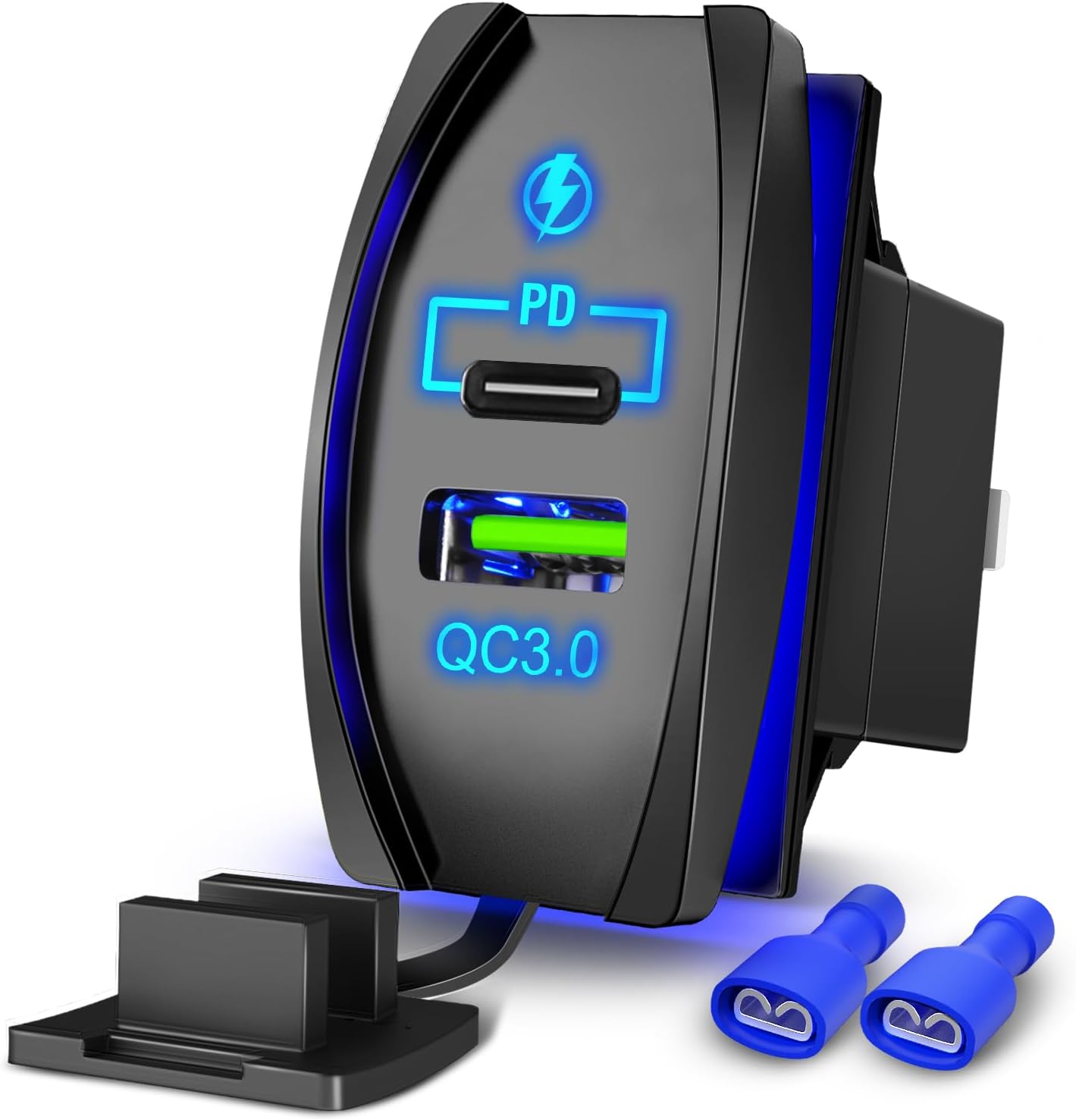 Amazon.com: Nilight Rocker Switch Style USB Charger Fits Rocker Switch ...