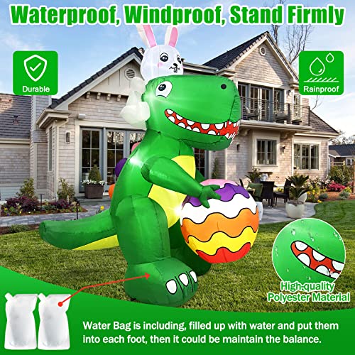 Snapklik.com : Danxilu 6 FT Easter Inflatables Outdoor Decorations ...