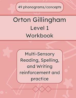 Orton Gillingham Level One Practice Workbook: Phonogram/Concept ...