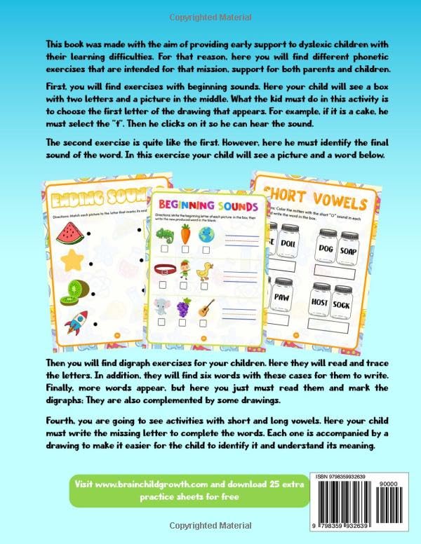 Snapklik.com : Orton Gillingham Phonics Workbook: 100 Phonics ...