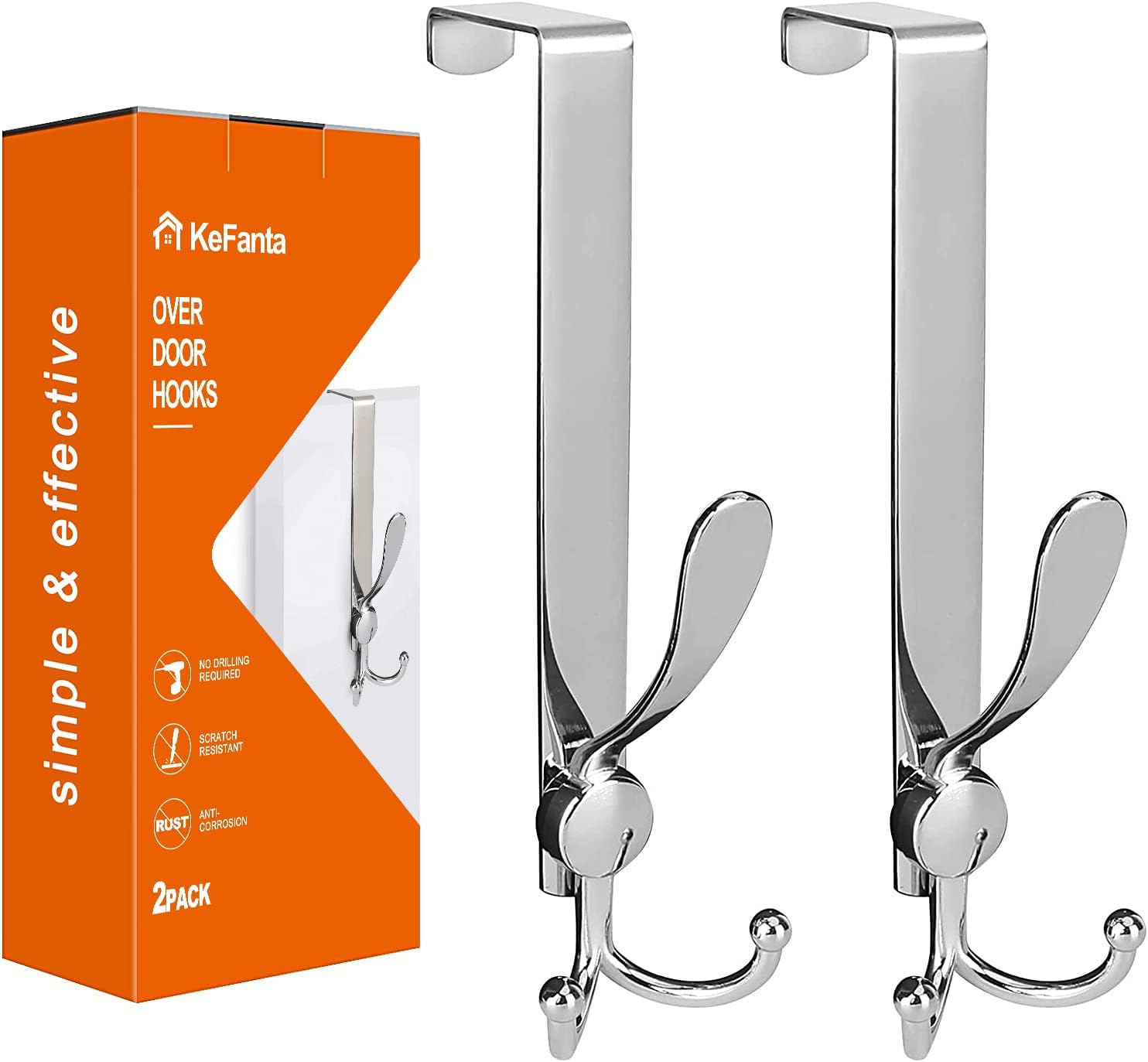 Amazon.com: Dalanpa 1kuan Over Door Hook Heavy Duty Hooks for Hanging ...