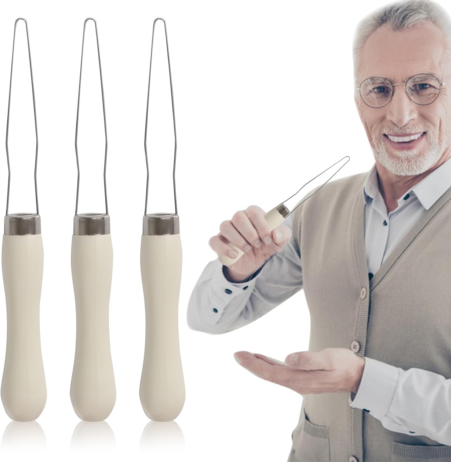 Amazon.com: 3-Pack Button Hook Assist Device with Easy-Grip Handle for ...