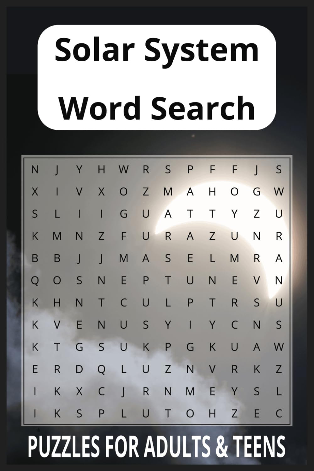 Solar System Word Search Puzzle Book: Word Searches with Easy to Read ...