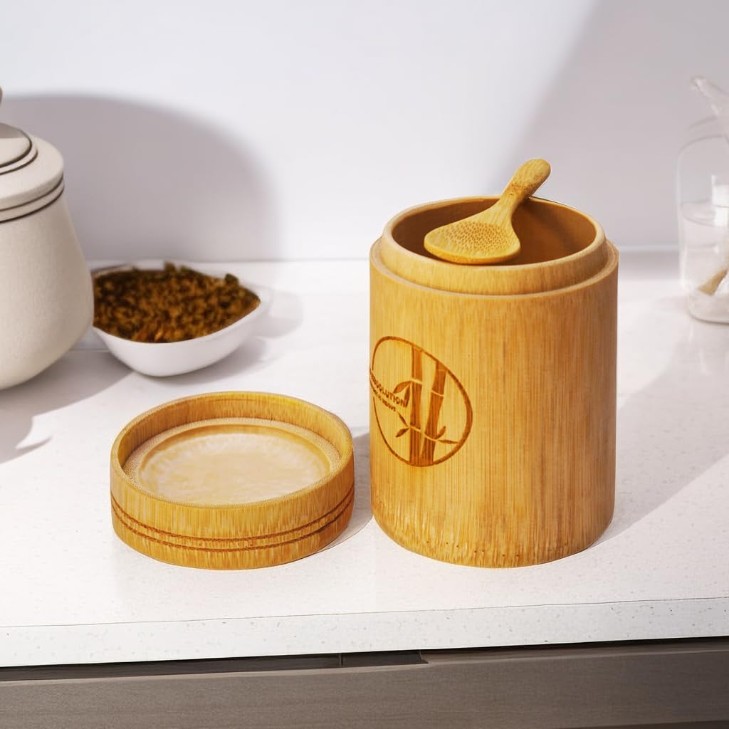 Unique Salt Cellar, Made From the Entire Culm of Bamboo, No Glue ...