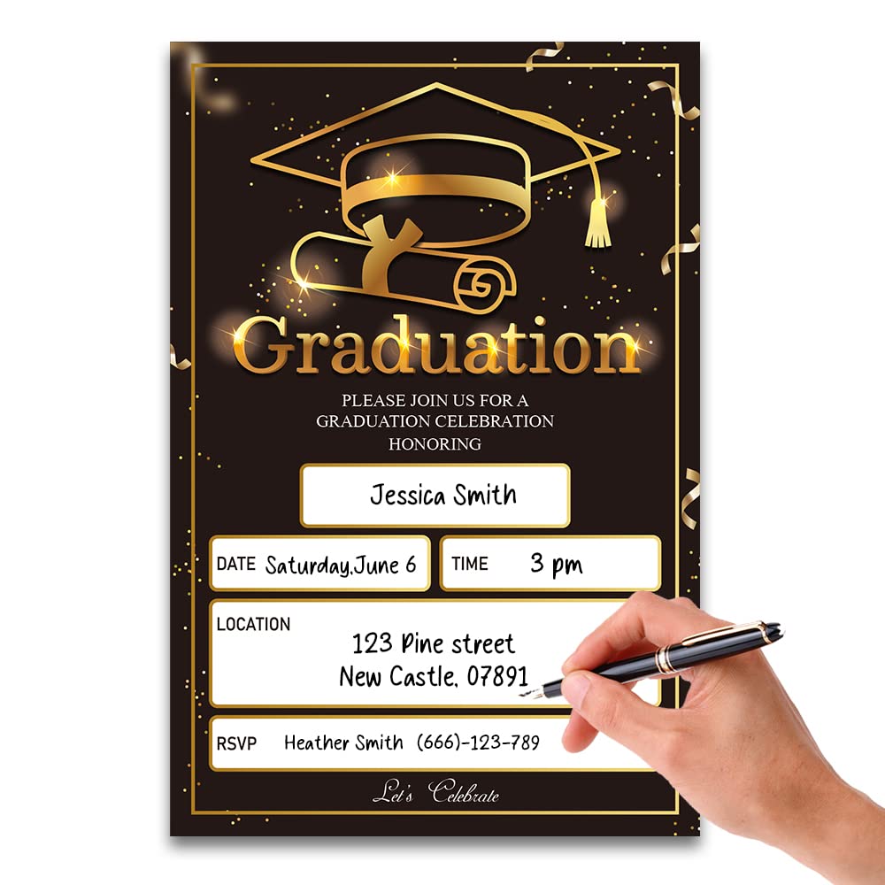 University Graduation Invitations Templates