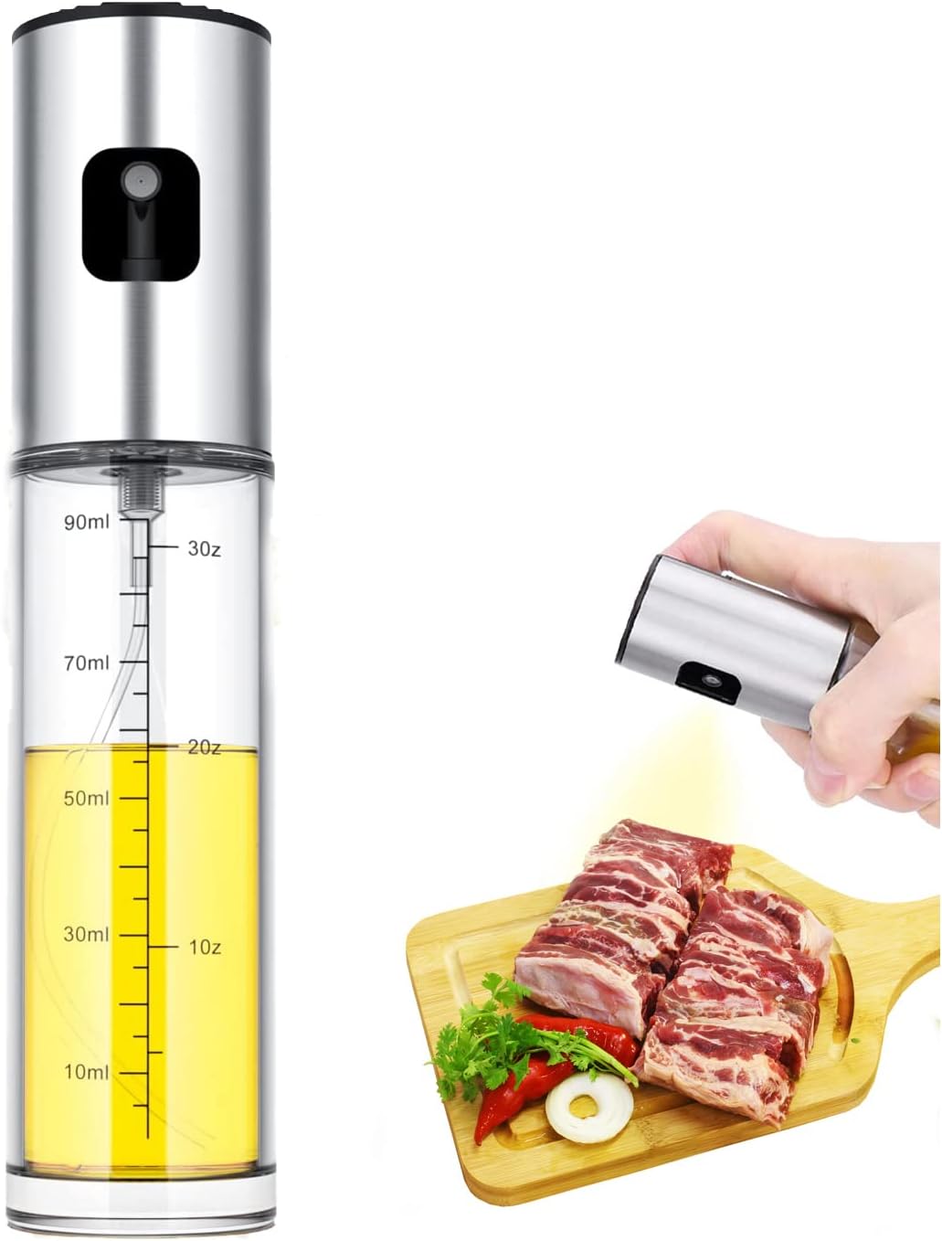 Amazon.com: PUZMUG Oil Sprayer for Cooking, Olive Oil Sprayer Mister ...