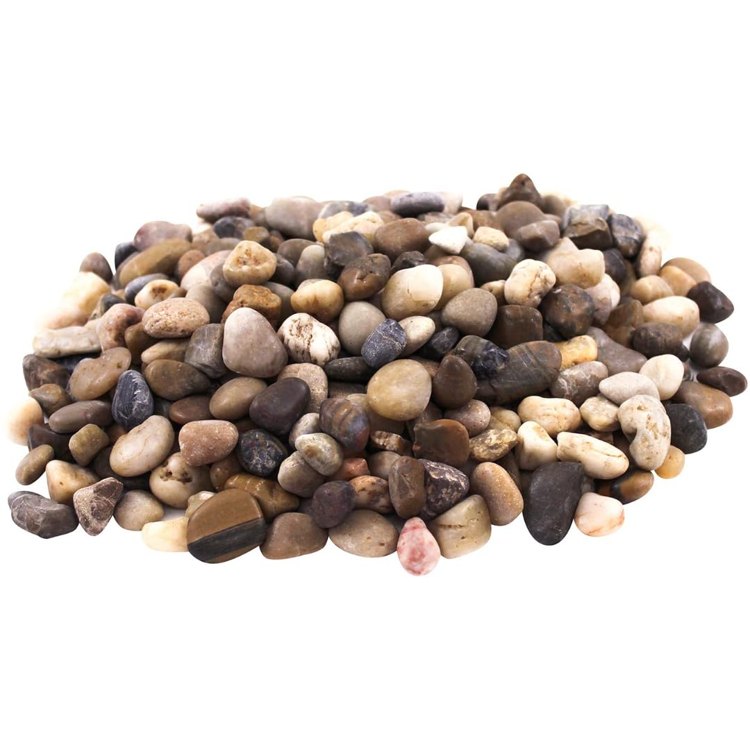 Invero Mixed Natural Coloured Small Decoration Stones Pebbles Ideal for ...