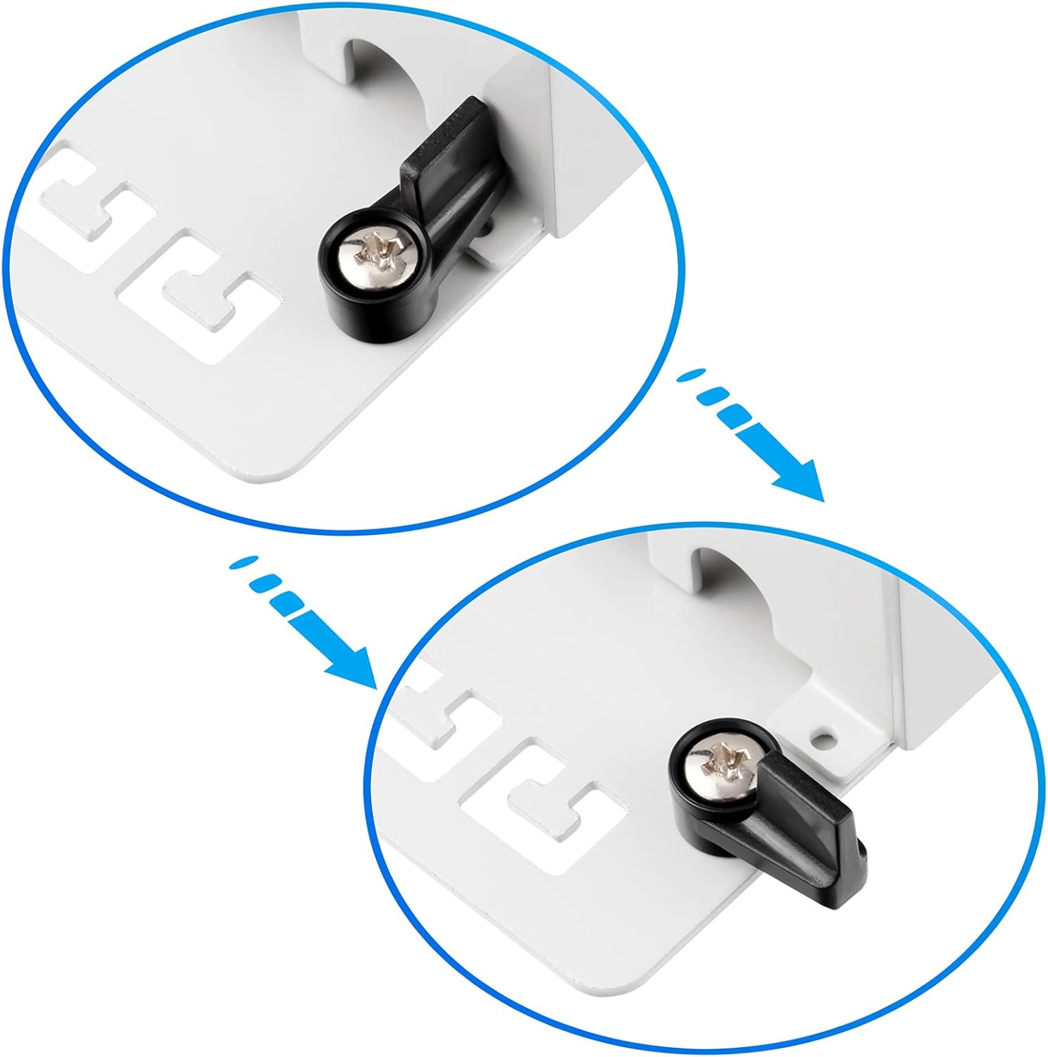 HB-DIGITAL 8-Port Cat 6 LSA Patch Panel, Shielded, White Distribution ...