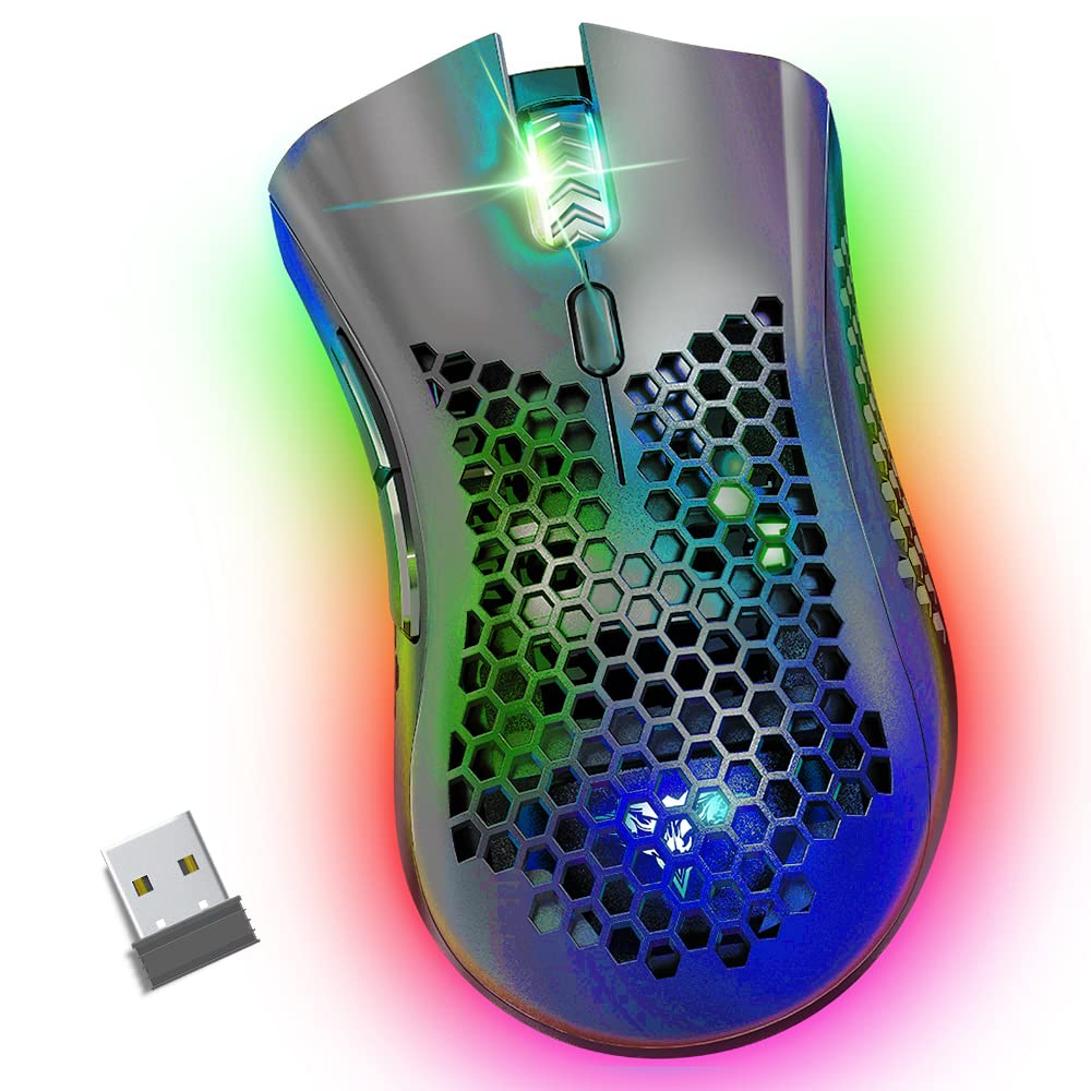 Buy BENGOO RGB Gaming Mouse, Wired USB Mouse with Lightweight Honeycomb ...
