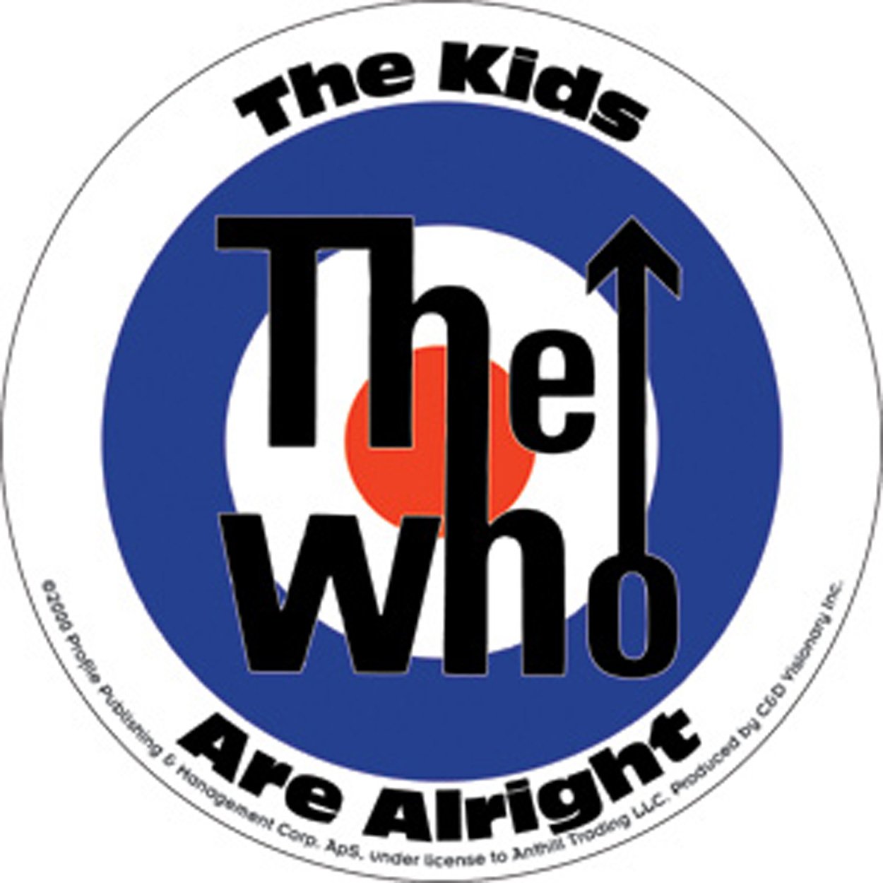 Buy Licenses Products The Who Target Logo Sticker Online at Low Prices ...