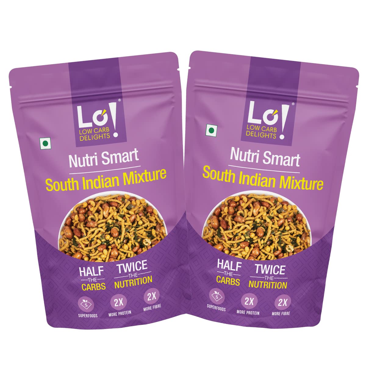 Buy Lo! Foods - smart South Indian Mixture 300g | Indian y Snacks ...