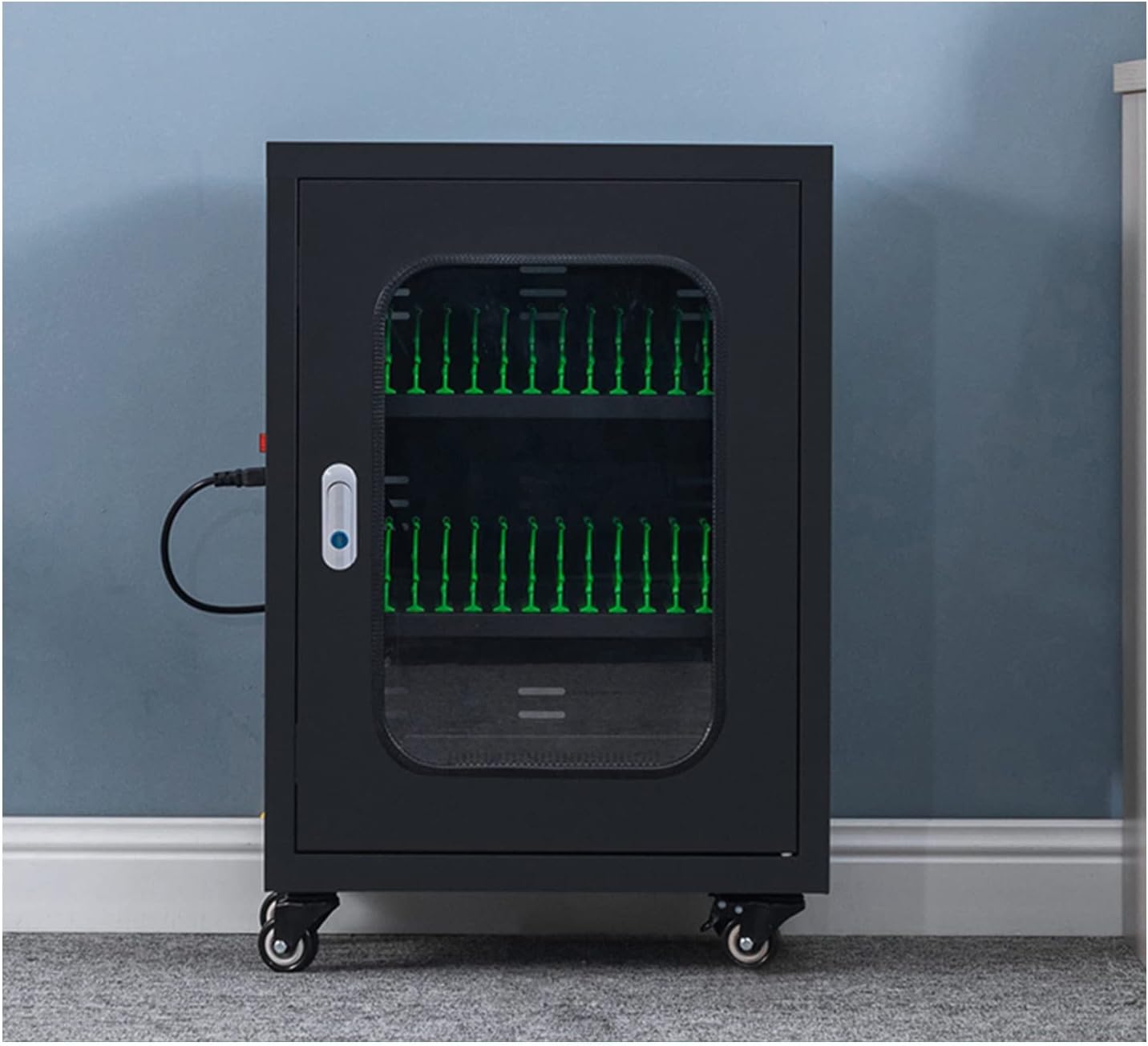 Amazon.com: Cell Phone Storage Cart, Mobile Charging Cart and Cabinet ...