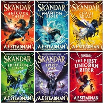 Skandar Series 6 Books Collection Set By A.F. Steadman (Skandar and the ...