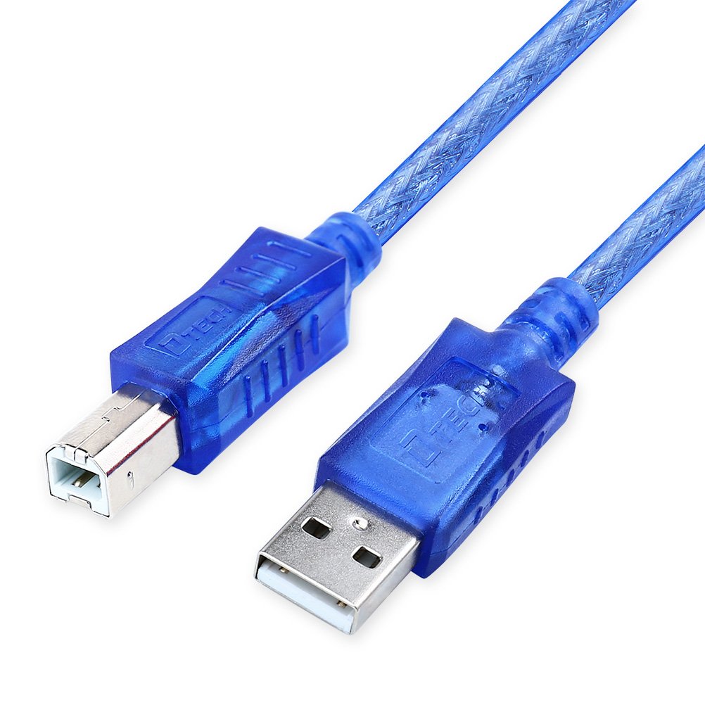 DTech USB 2.0 Printer Cable 3m A Male to B Male High Speed USB Printer ...