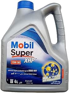 Mobil Super Xhp Engine Oil (5000 KM) 4 Litres: Buy Online at Best Price ...