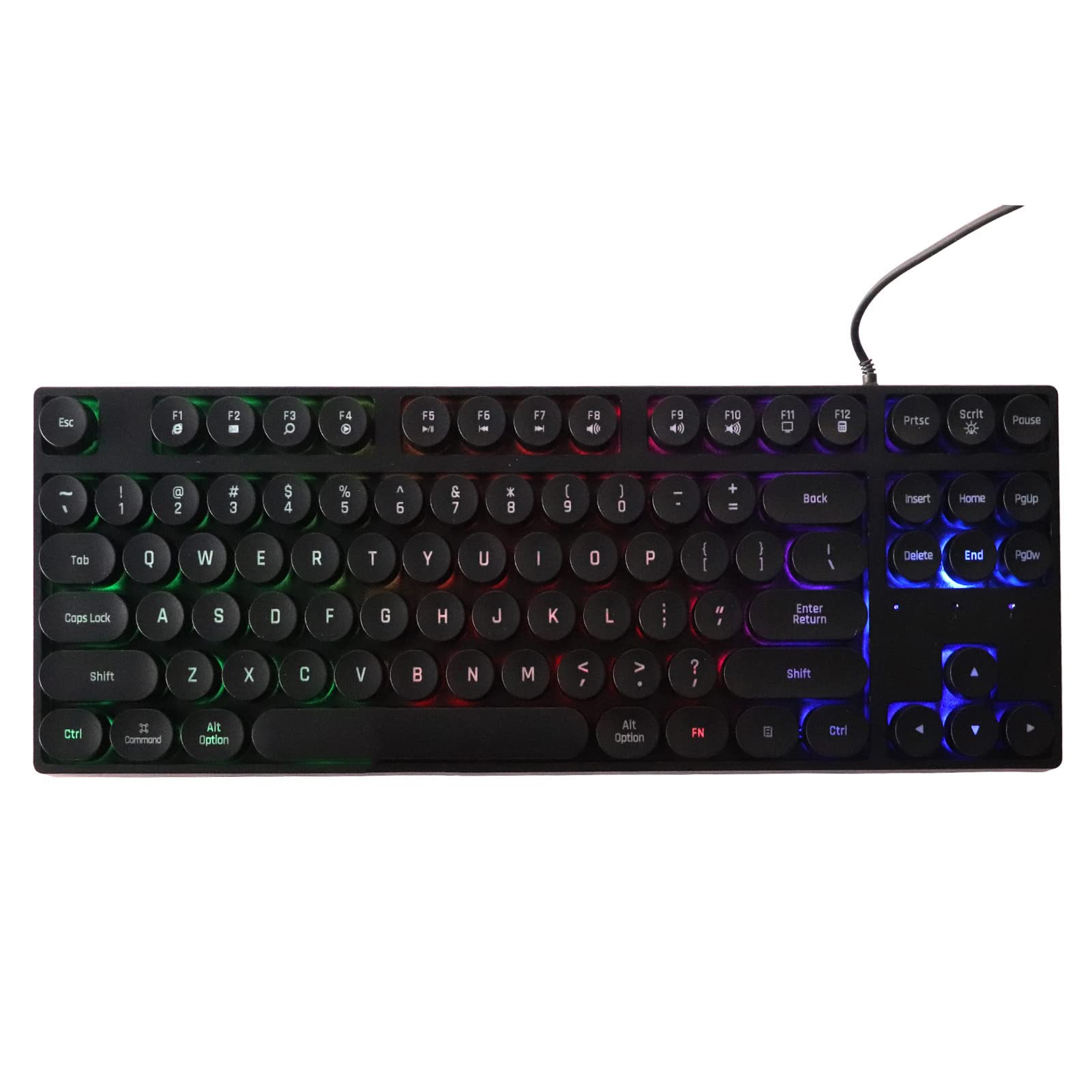 Amazon.com: Gugxiom Mechanical Gaming Keyboard, USB Wired Punk ...