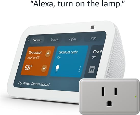 Amazon.com: Echo Show 5 with Legrand Radiant Smart Plug
