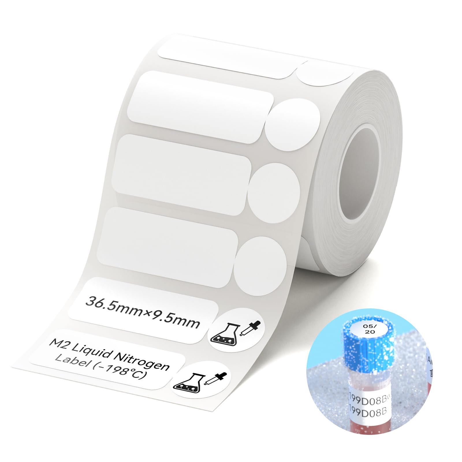 Snapklik.com : NIIMBOT M2 Labels Low-Temperature Label Paper 1.44 X 0.37