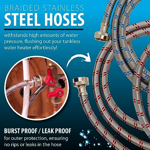 Snapklik.com : DrainX Tankless Water Heater Flush Kit