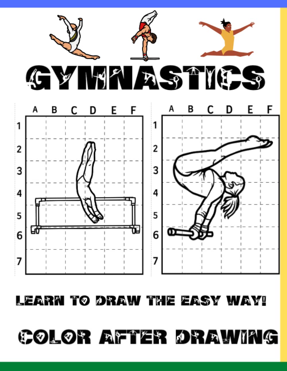 Buy LEARN TO DRAW THE EASY WAY! Gymnastics!!: Learn the secret to ...