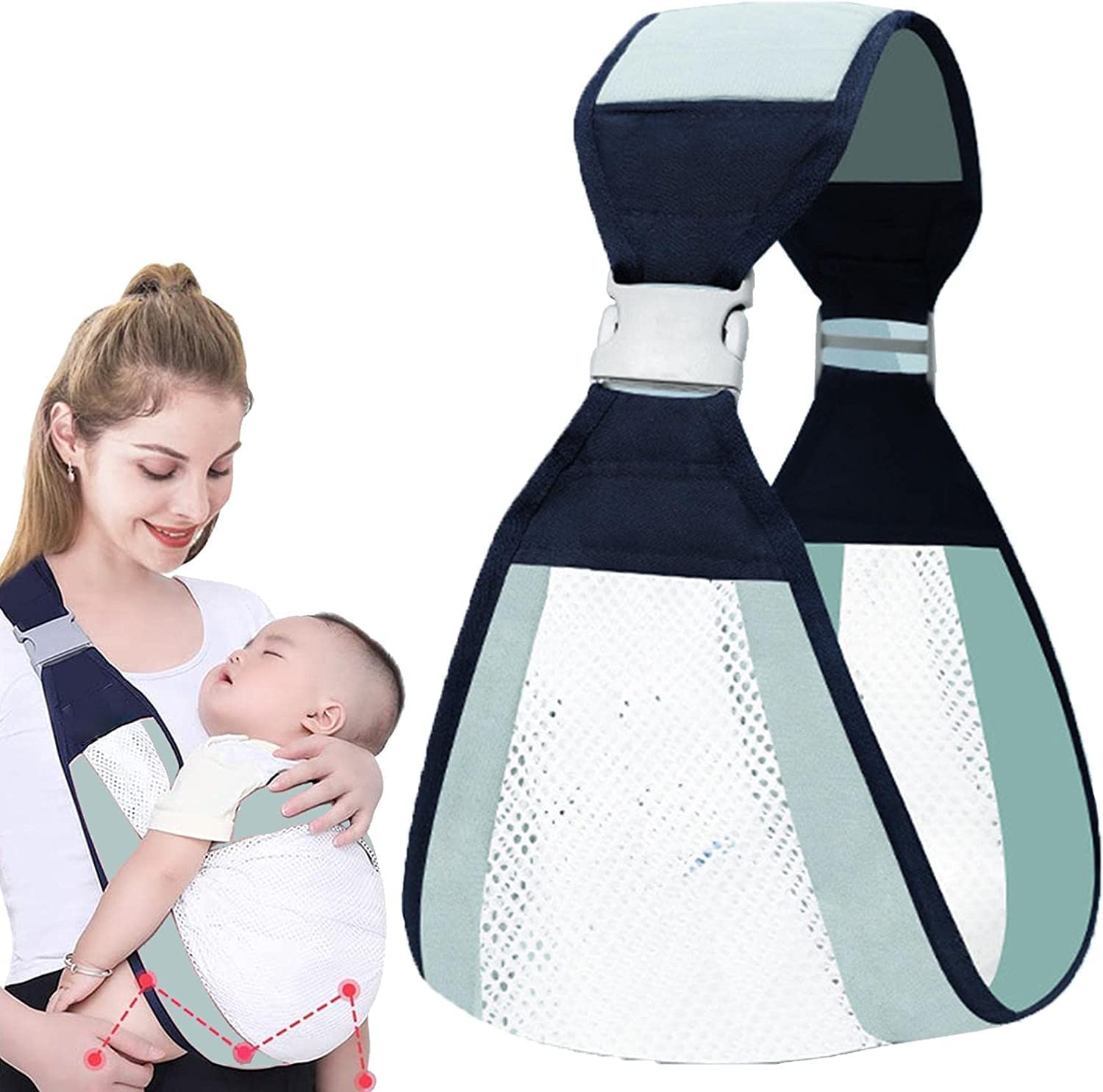 Buy Ndola Baby Carrier Belt | 3D Mesh Baby Wraps Carrier | Adjustable ...