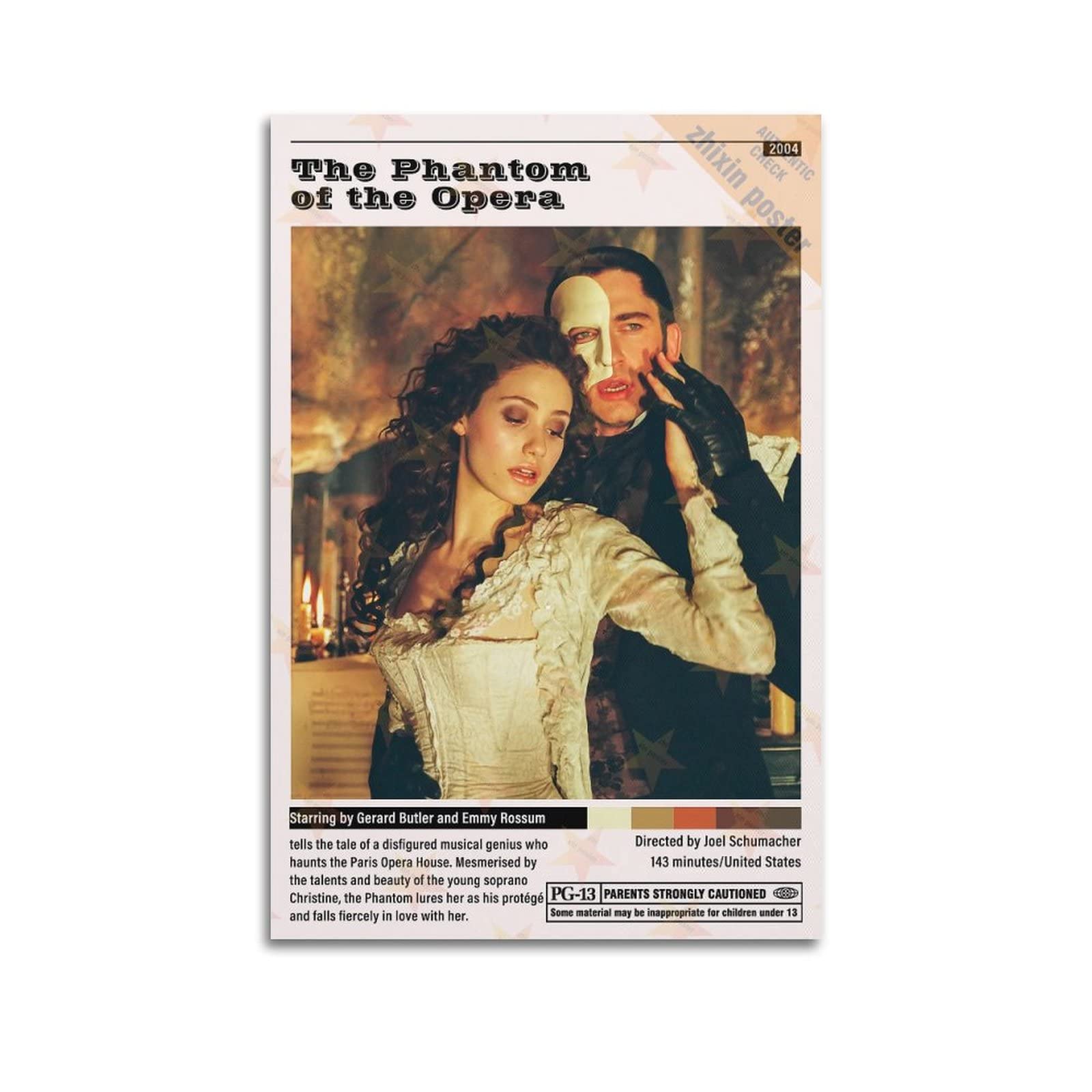 Phantom Of The Opera Movie Poster 2004