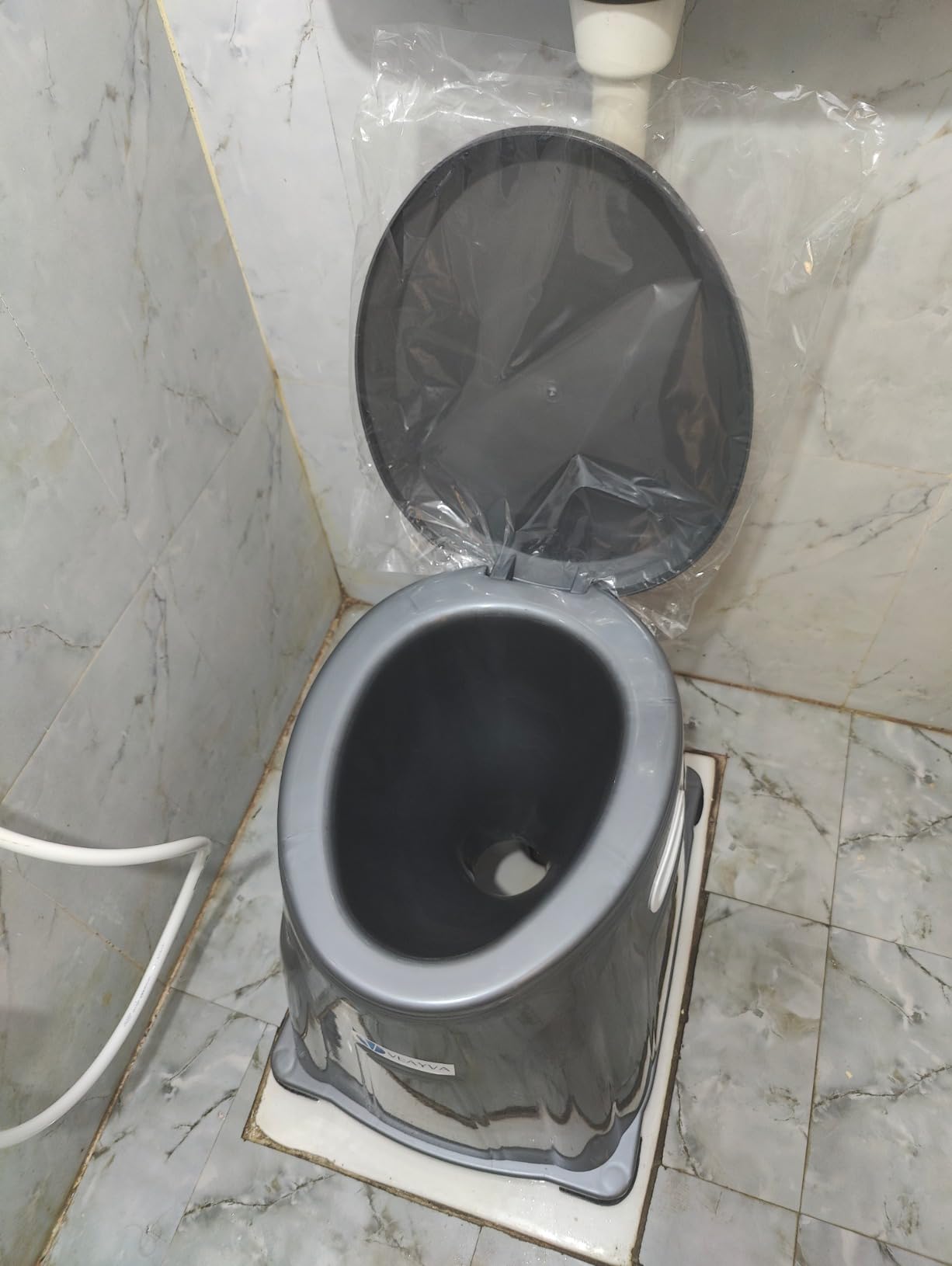 Veayva Portable Indian Toilet to Western Conversion Kit - Grey Western ...