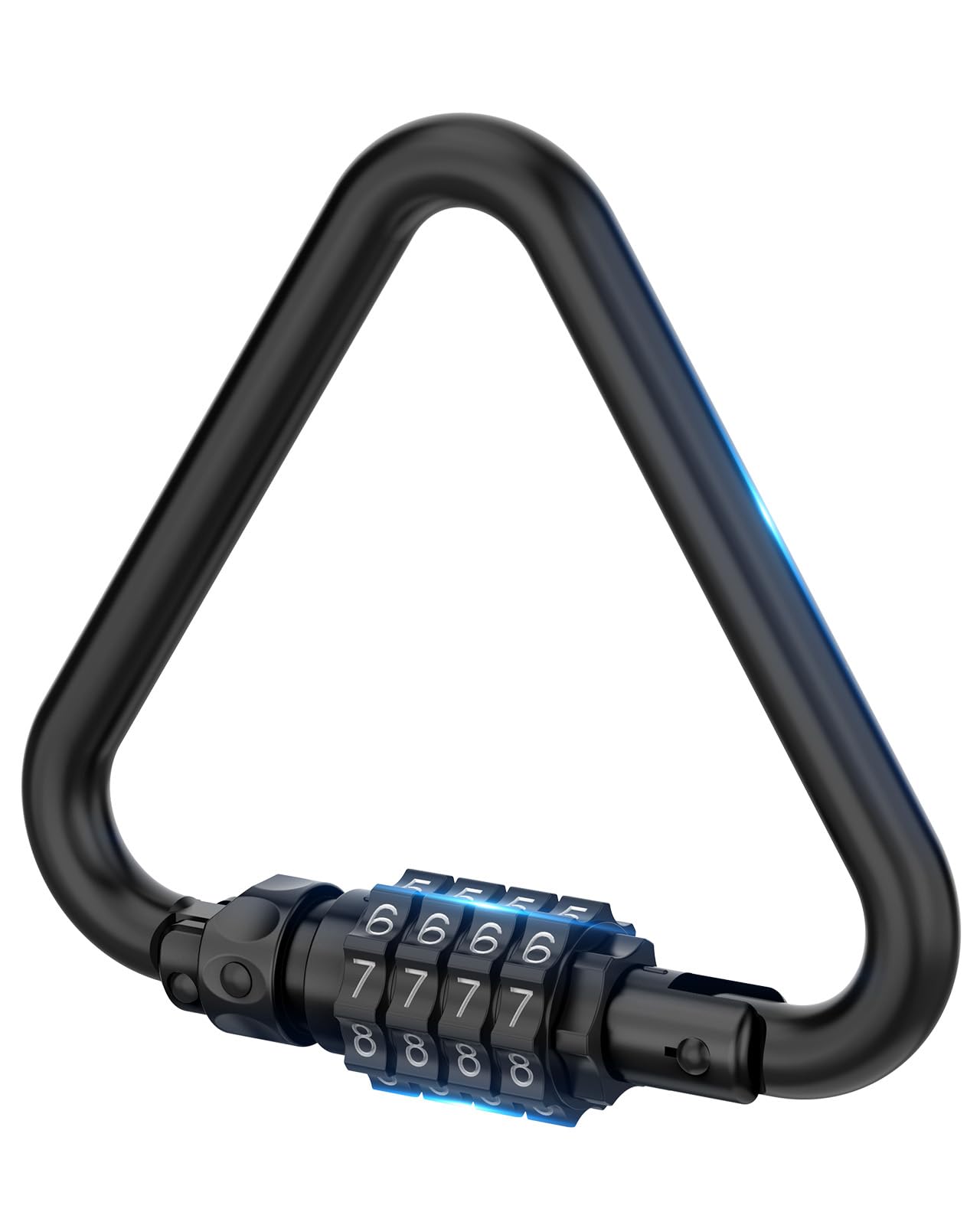 Combination Locks, Heavy Duty Carabiner Clip, Triangles-Shaped Code ...