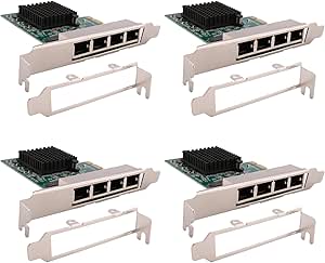 Amazon.com: Soaying 4X Network Cards Network/LAN Adapter PCI-E Network ...