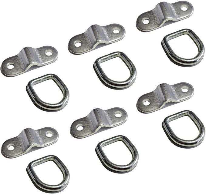 Amazon.com: D Rings Tie Down Anchors Hooks for Trailer Truck Bed ...