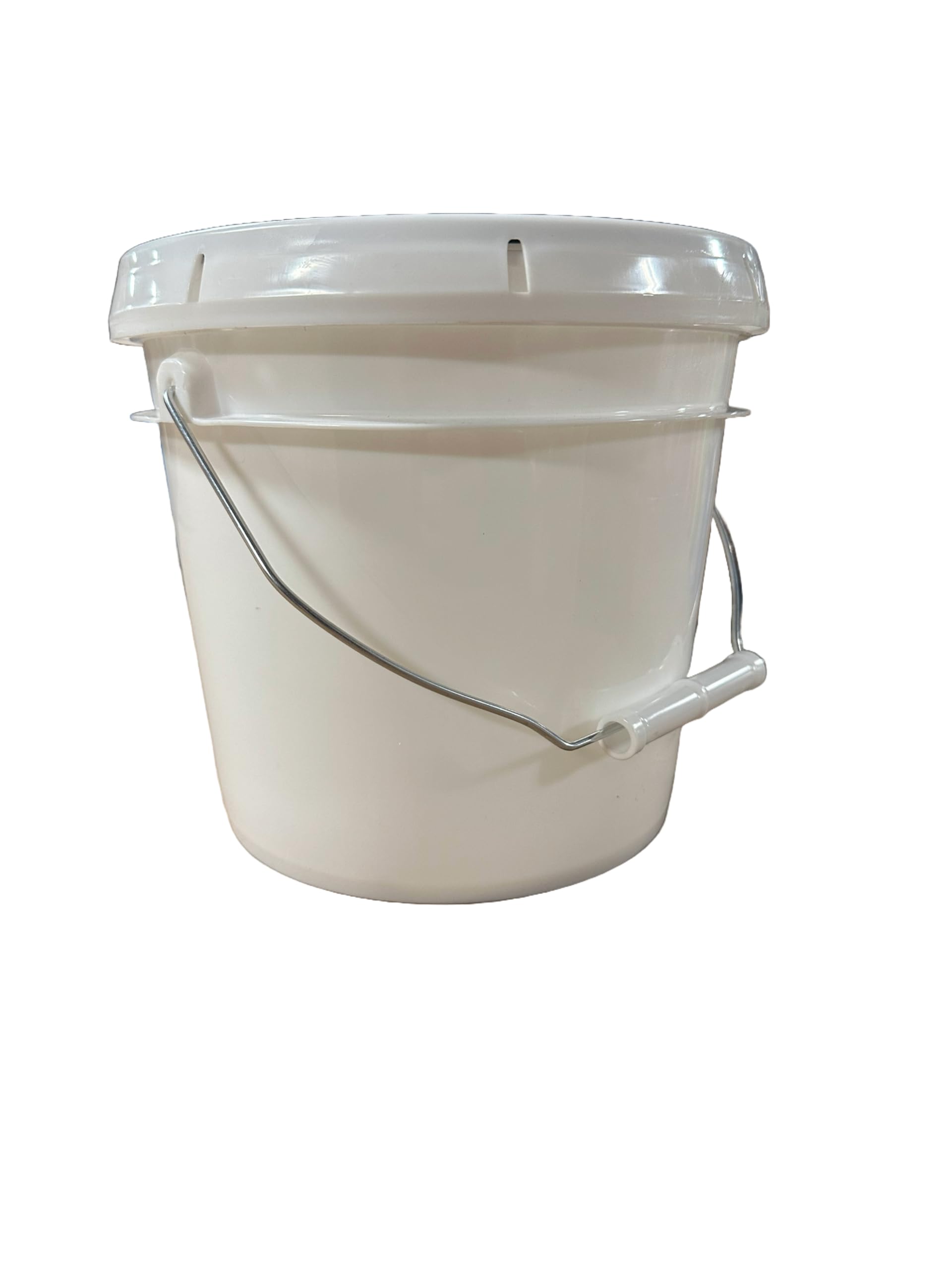 Amazon.com: MKS Plastics 1 Gallon Bucket & Lid -70 Mil All Purpose Pail ...