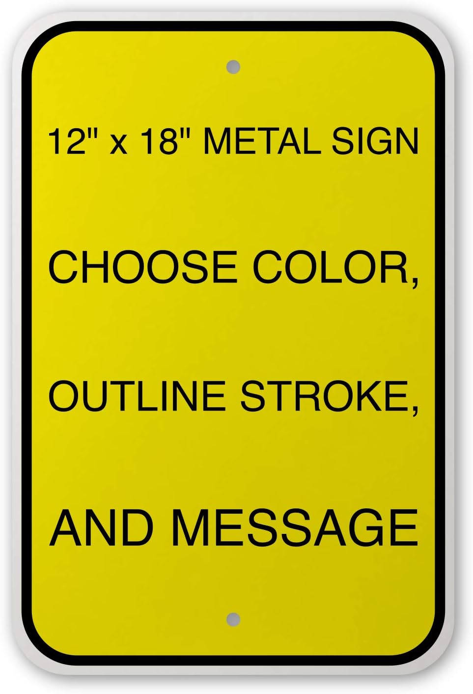 Amazon.com : Custom Metal Speed Limit Sign (2 Pack) | 12"W x18"H,.040 ...