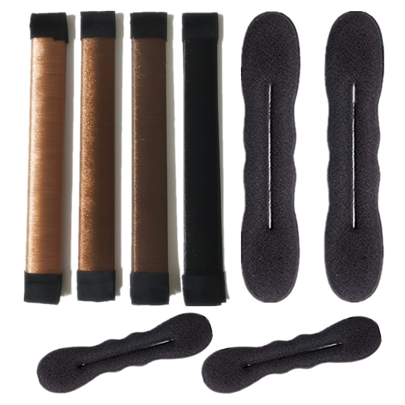8 Pieces Hair Bun Maker, Professional Hair Bun Twist Making Tool ...