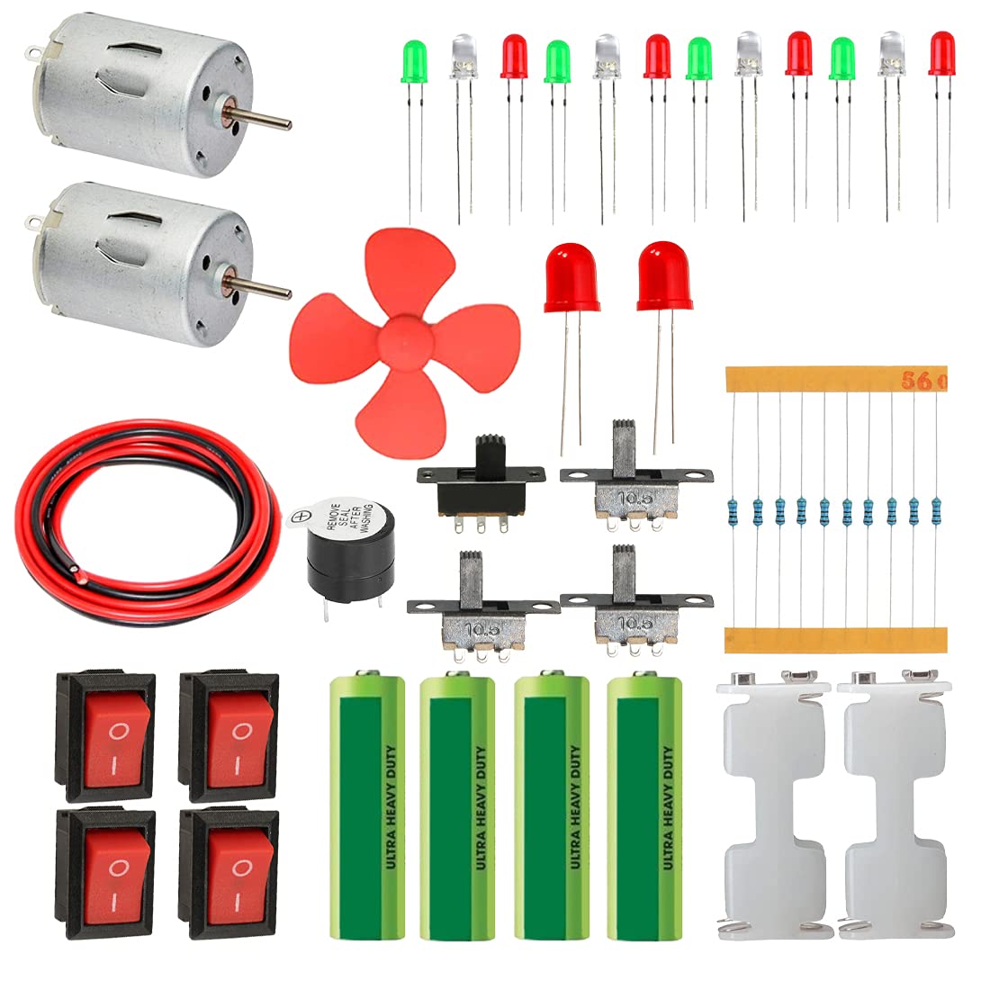 Buy IDUINO® Toy Motor kit , DC Motor kit , Science Project kit ...